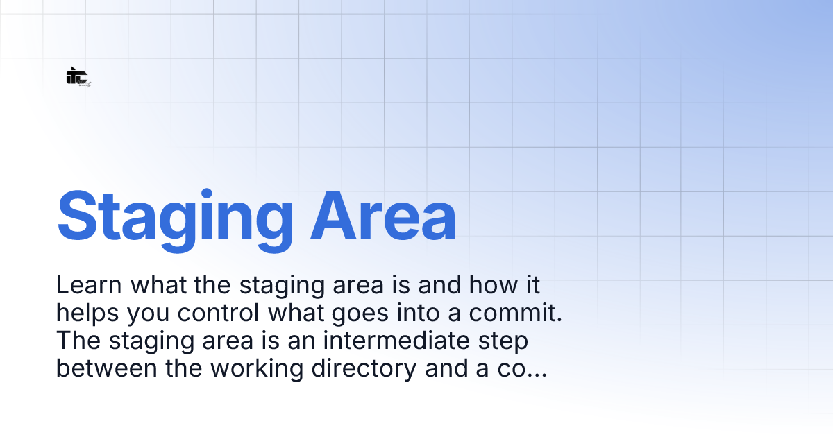 Staging Area | Documentation Git & GitHub | ITC Documentation
