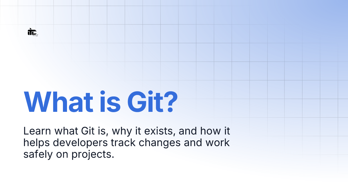 What is Git? | Documentation Git & GitHub | ITC Documentation